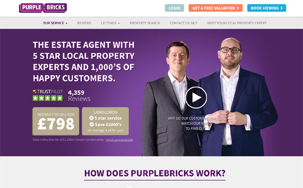 Purplebricks quadruples annual revenues